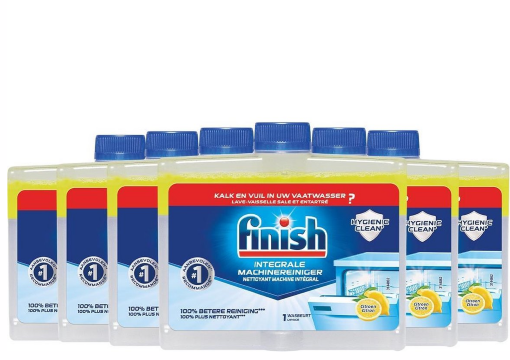 Finish Integrale Vaatwasmachinereiniger Lemon - 6x250ml - Koif